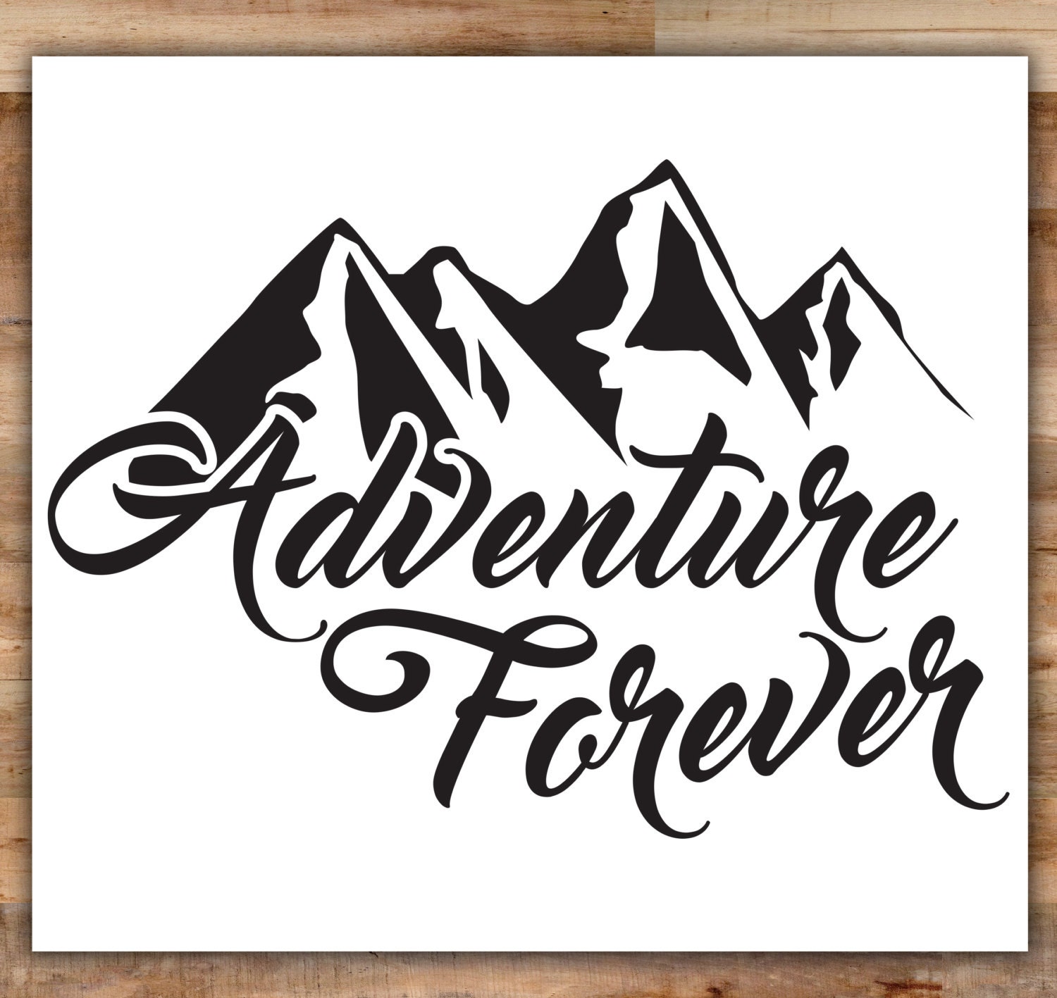 Adventure Stickers Adventure Forever Decal Outdoors Bumper