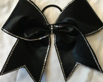 Custom Glitter Rhinestone Cheer Bow by CheerbowsbyBonnie on Etsy