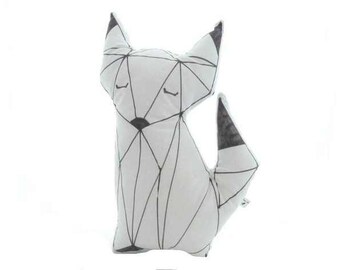 Items similar to Geometric Fox on Etsy