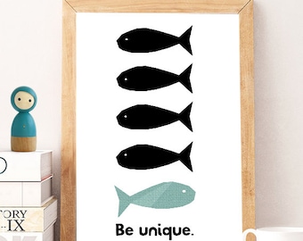 Fish wall art | Etsy