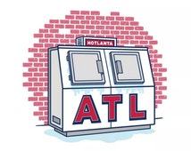 Unique hotlanta related items | Etsy