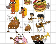 Unique if music be the food related items | Etsy