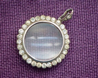 Unique clear locket related items | Etsy