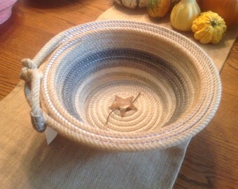 Lariat rope basket | Etsy