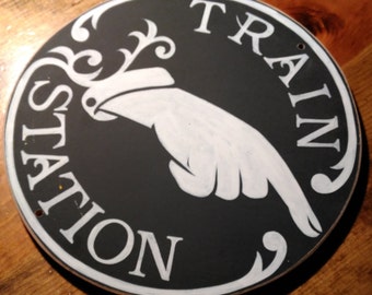 Train station sign | Etsy