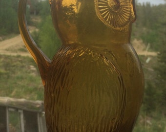 Owl pitcher | Etsy