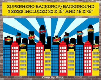 Superhero decorations | Etsy