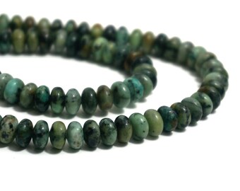 Mookaite Jasper beads gemstone rondelle 6mm x 10mm full bead