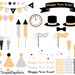30% OFF New Year's Eve Clip Art Party Clip by StripedElephants