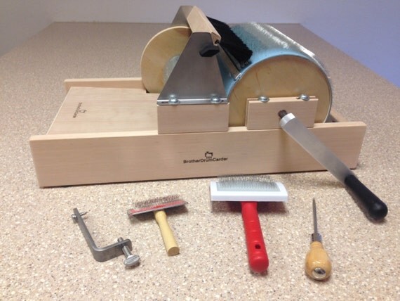 Complete kit Standard Brother Drum Carder Medium or Fine tooth