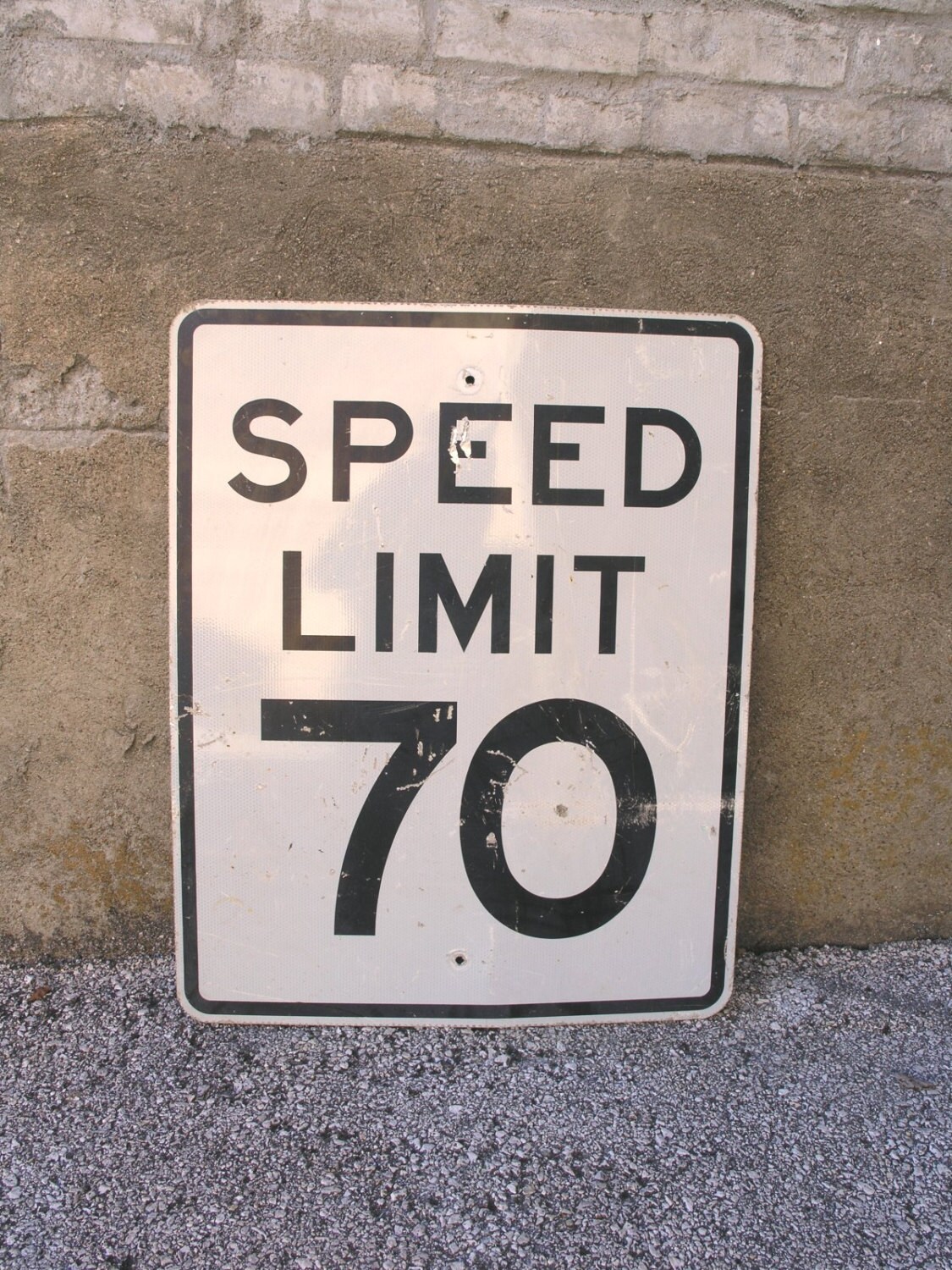 Speed Limit Sign Vintage Metal Road Sign 70th Birthday Gift