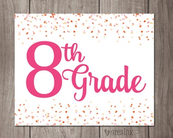 Eighth grade | Etsy