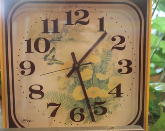 Elgin wall clock | Etsy