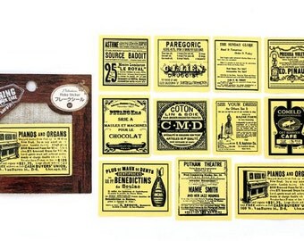 Deco Sticker Label Set 14 Sheets 6 Sheets Name Sticker 2