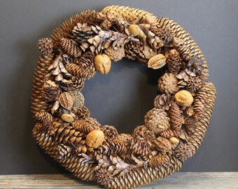 Nut wreath | Etsy