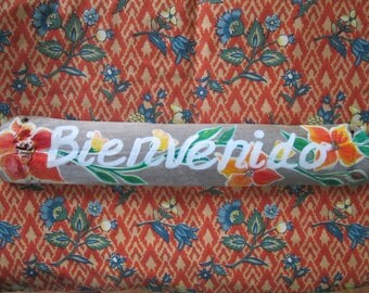 Spanish welcome sign | Etsy