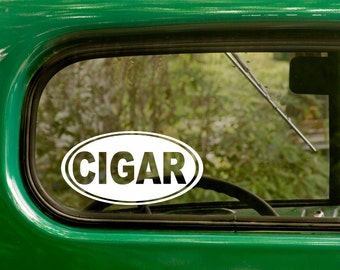 Cigar decal | Etsy