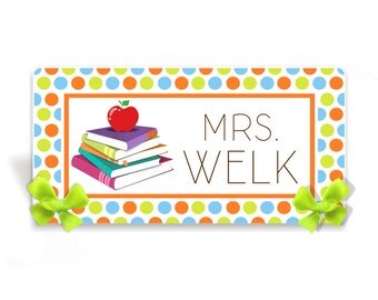 Book name plate | Etsy