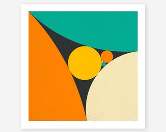 GEOMETRIC FORMULAS Giclee Fine Art Print Wall by JazzberryBlue