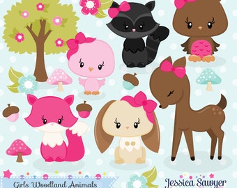 Forest clip art | Etsy