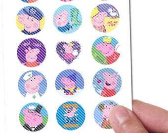 Peppa pig circles | Etsy