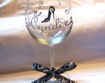 Unique diva wine glass related items | Etsy