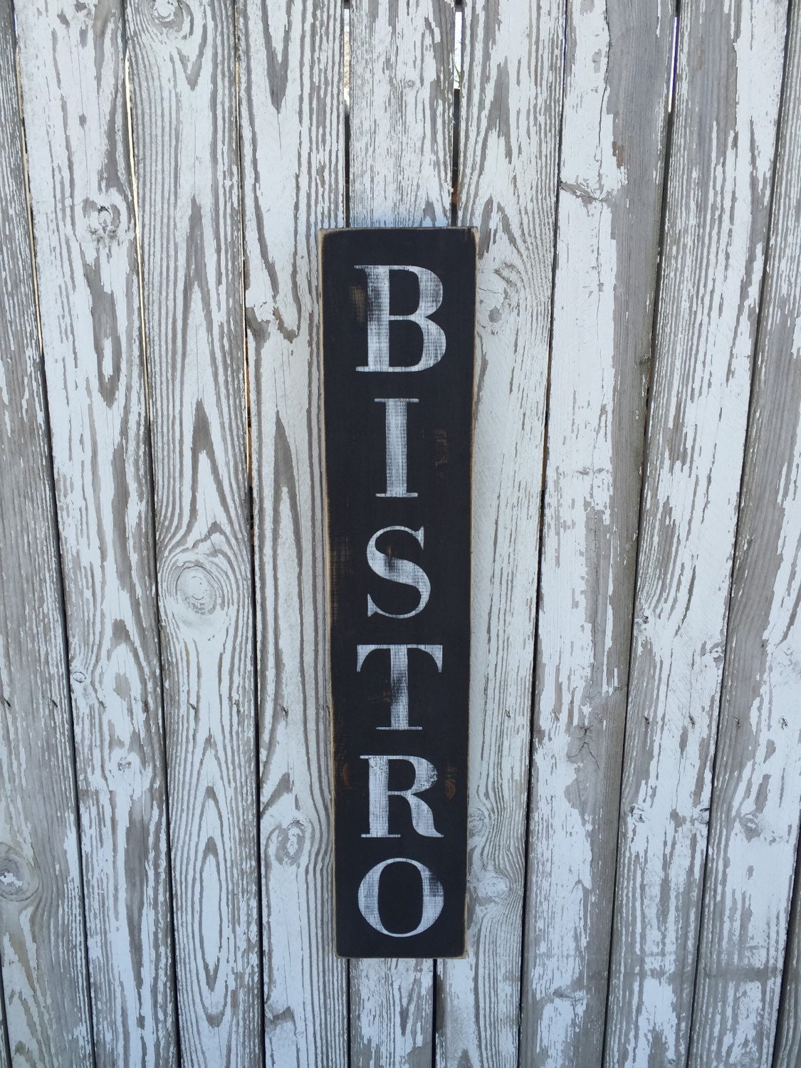 Bistro Sign 70 Color Options Wood Sign Reclaimed Wood Sign