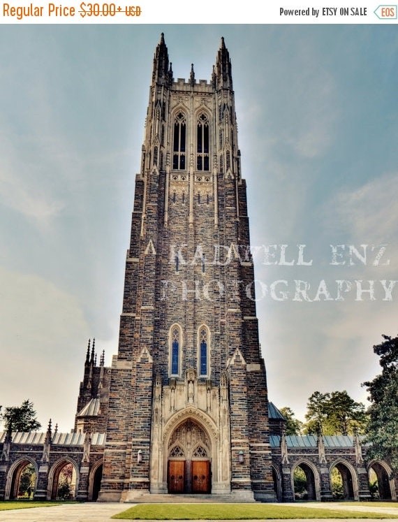 SALE Duke University Chapel Fine Art by KEnzPhotography on Etsy