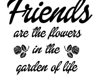 Friends decal | Etsy
