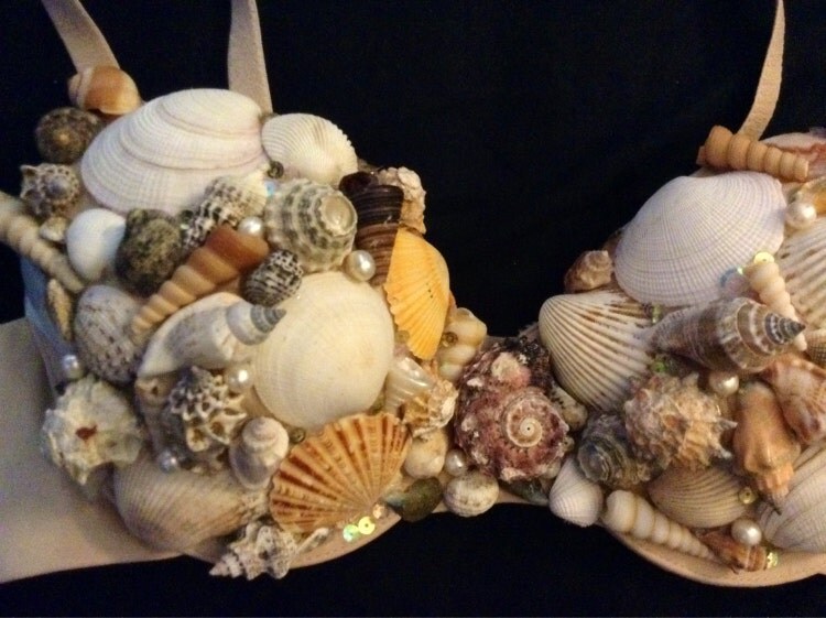 Custom Mermaid Seashell Bra Sexy Costume Top Sizes by NightSavage