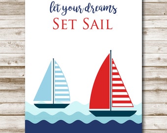 Lighthouse Printable Coastal Decor Nautical Nursery Beach