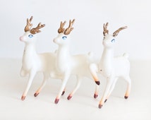 Unique plastic reindeer related items | Etsy