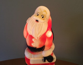 Unique light up santa related items | Etsy