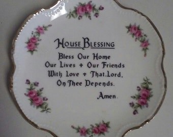 House blessing plate | Etsy