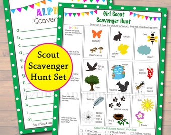 Camp scavenger hunt | Etsy