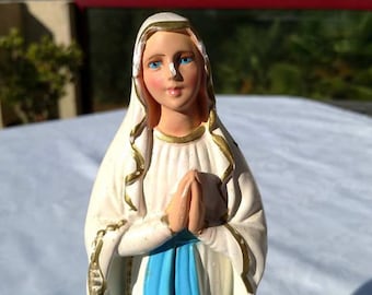 Virgin mary statue | Etsy