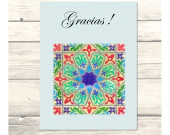 Spanish thank you | Etsy