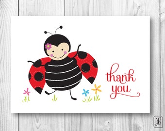 Ladybug thanks | Etsy