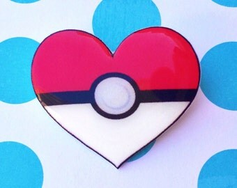 Heart pokeball | Etsy