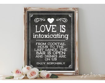 Love is intoxicating | Etsy