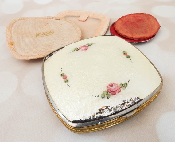 Vintage Powder Compact Art Deco Compact Downton Abbey