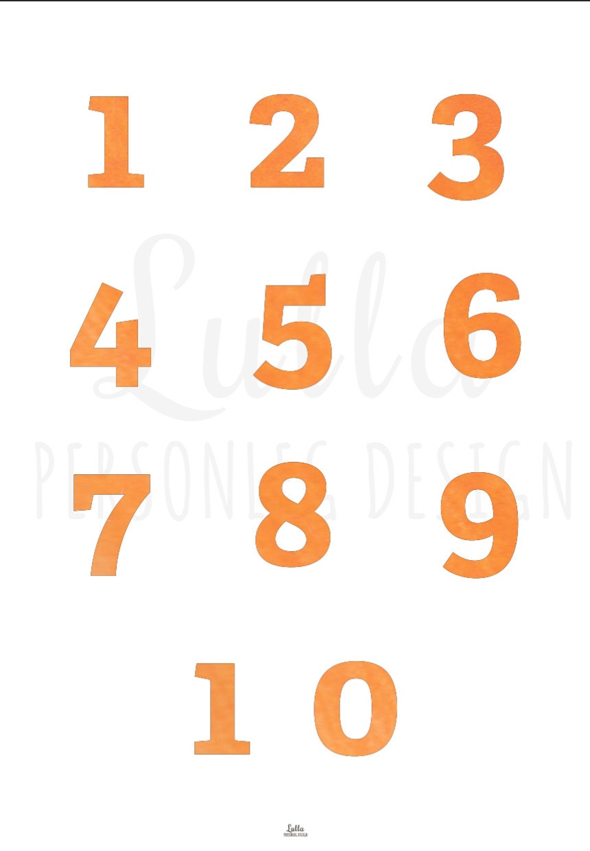 123 printable for nursery NUMBERS