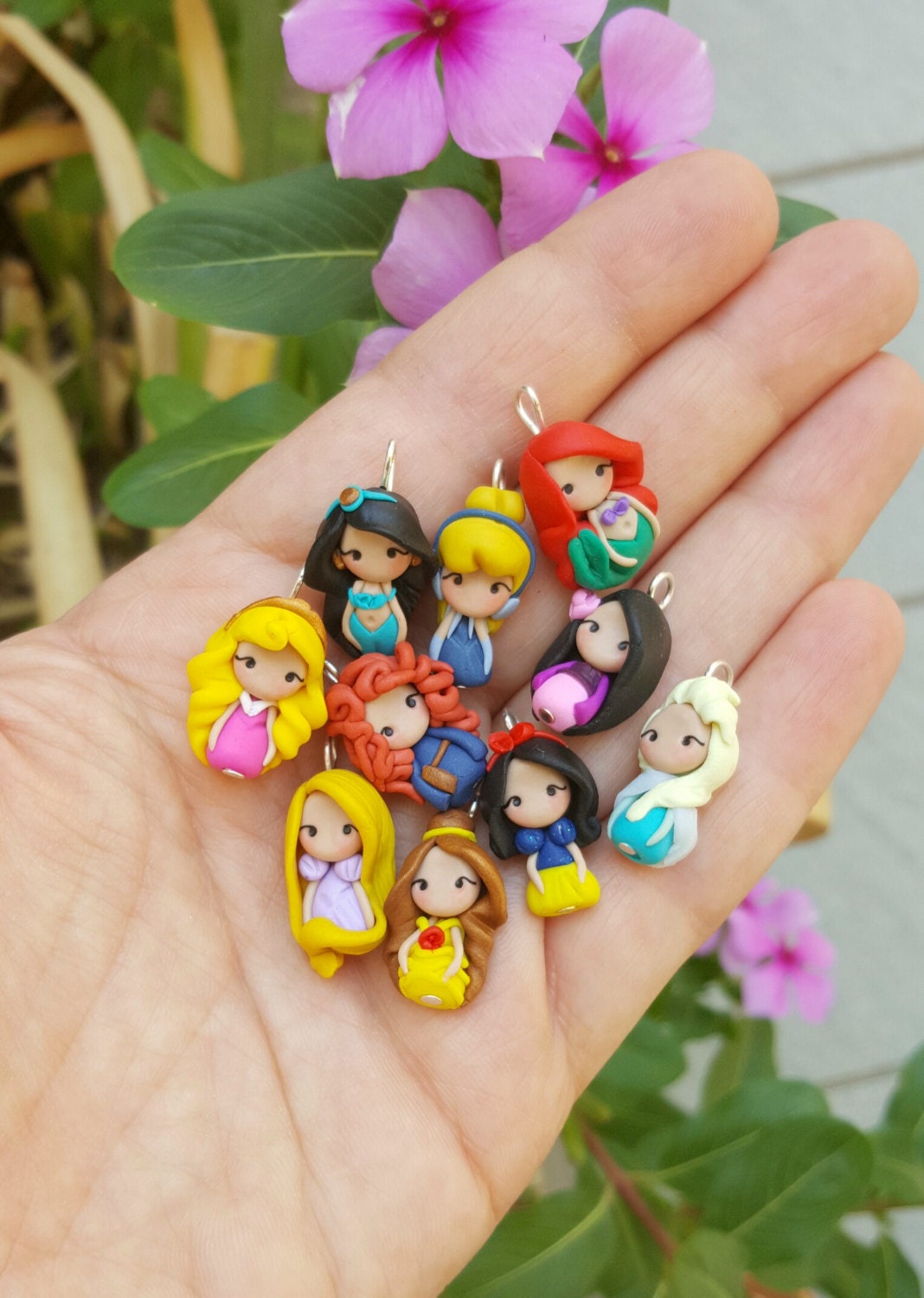 Polymer clay disney, Disney clay charms, Polymer clay crafts