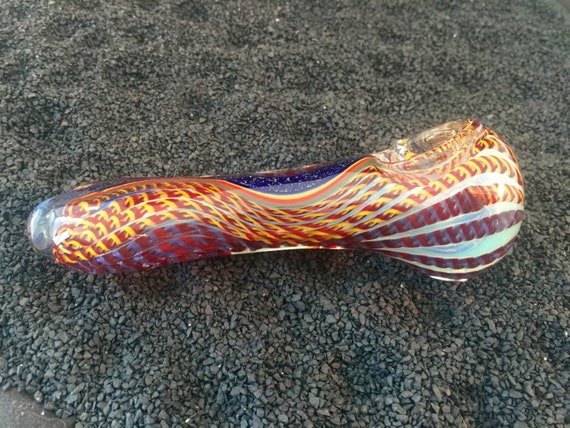 Glass Bowl Pipe Unique Hand Blown Decorative by SmokingGoodDeals