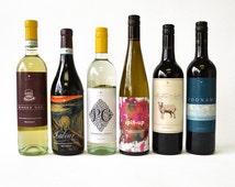 Unique milestone wine label related items | Etsy