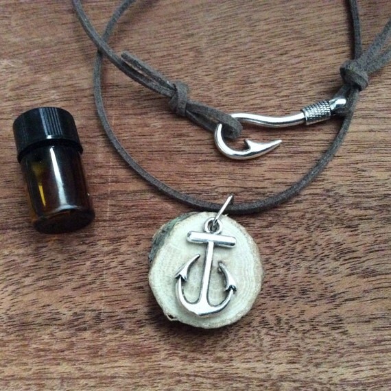 Items similar to Anchor Essential Oil Diffuser Necklaces -- FREE ...