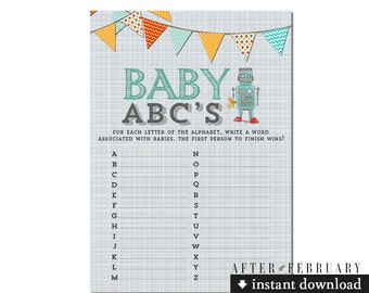 Robot baby shower | Etsy