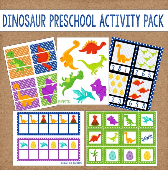 Dinosaur Preschool Games and Activities. 11 Different