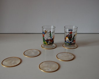 Vintage coasters | Etsy