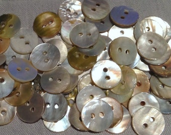 Abalone buttons | Etsy